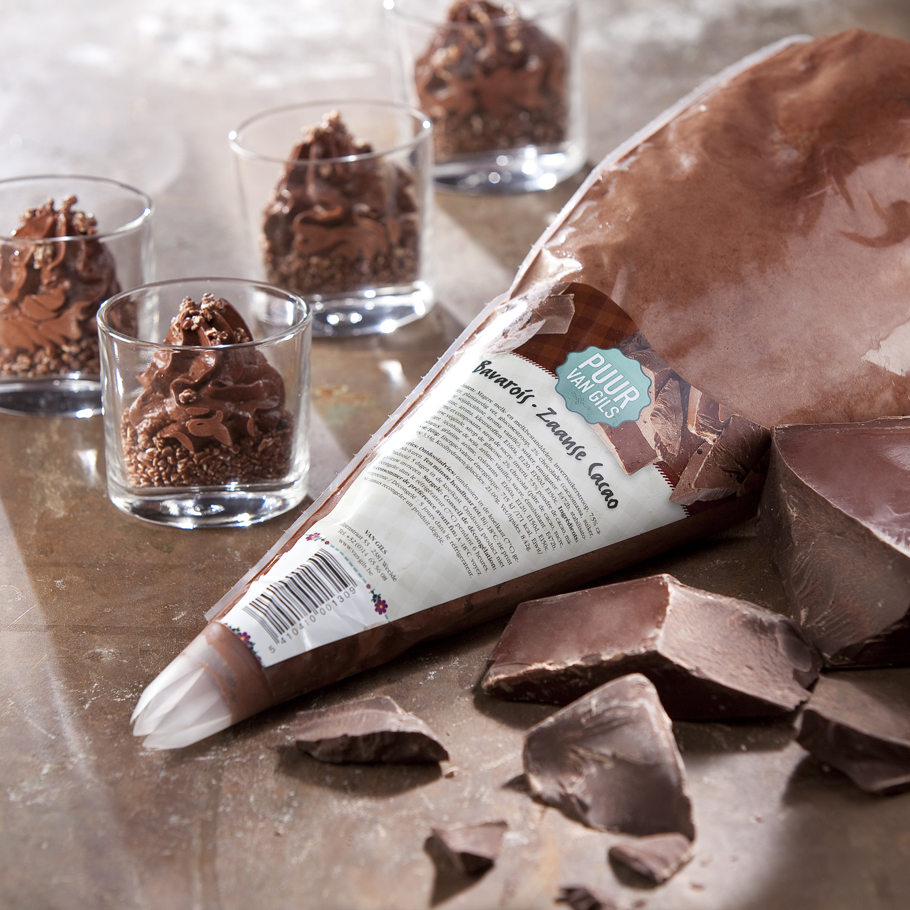 Chocolade Bavarois Spuitzak - Van Gils